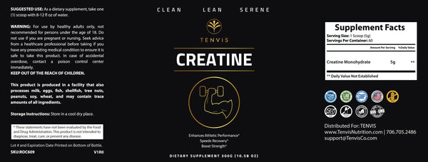Creatine Powder – Tenvis Nutrition